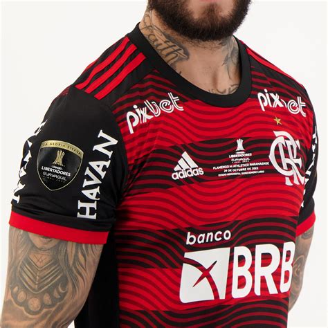 Adidas Flamengo Home 2022 Libertadores Final Patch Jersey Futfanatics