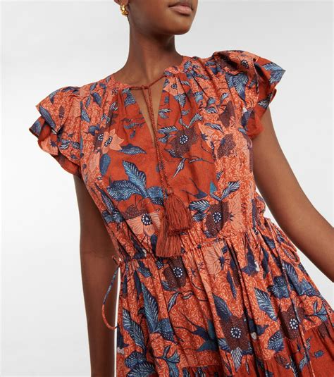 Ulla Johnson Ramona Floral Midi Dress Ulla Johnson