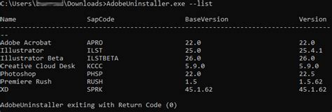 Uninstall Creative Cloud Products