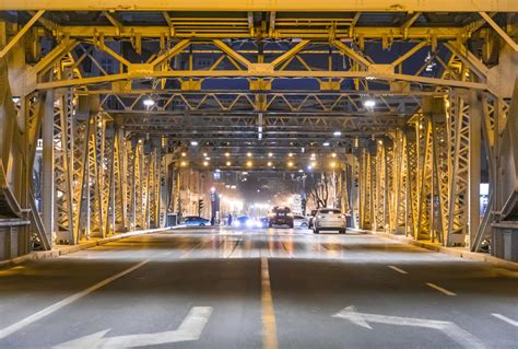 CBD高清图片 天津解放桥冬季夜景风光 建筑 城市免费下载 jpg格式 6648像素 编号69451106 千图网