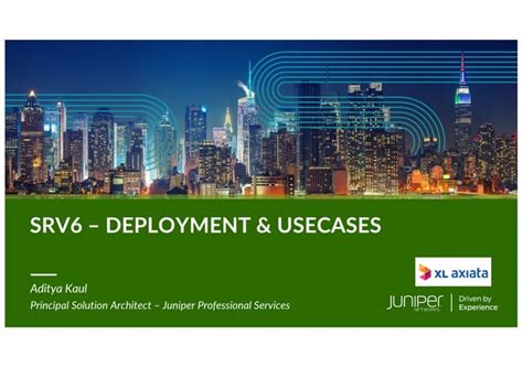 Srv6 Deployment And Usecases By Aditya Kaul Pdf