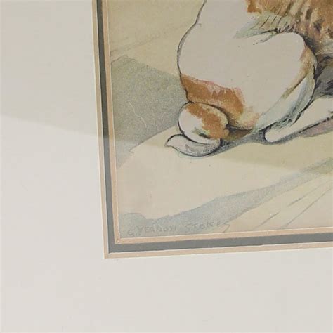 Framed George Vernon Stokes Bulldog Print 1 Sold Duke And Winston