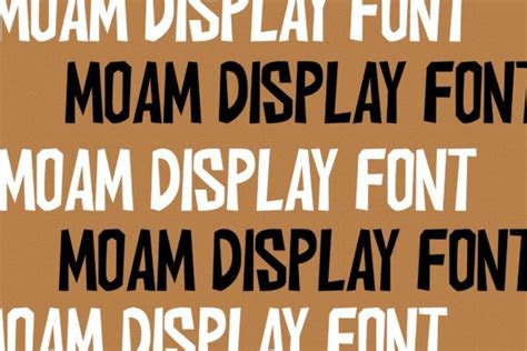 Moam Font Free Font