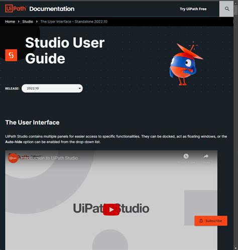 New Uipath Documentation Portal Has Such Bad Ui Missing Title For