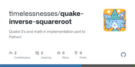 GitHub Timelessnesses Quake Inverse Squareroot Quake 3 S And Math H
