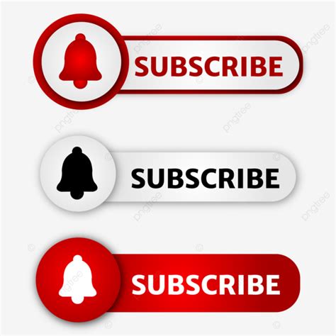Subscribe Button, Subscribe, Youtube Subscribe, Button PNG and Vector with Transparent ...