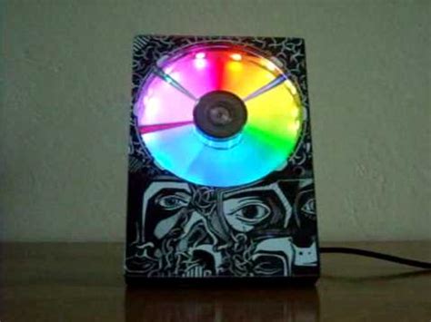 Hard Drive RGB Clock Hackaday