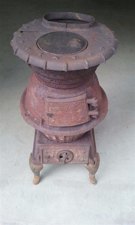 Antiquevintage Cast Iron Pot Belly Stove Antique Price Guide