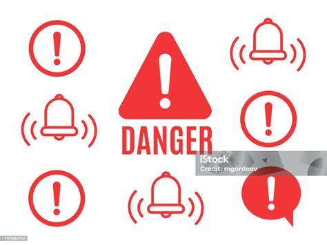 경고 주의 기호입니다 위험 기호 디자인 주의 오류 아이콘 거리에 대한 스톡 벡터 아트 및 기타 이미지 거리 건설 산업