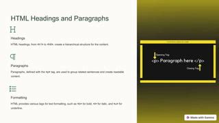 Introduction To Html Pptx
