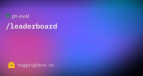 Pt Evalleaderboard · Datasets At Hugging Face