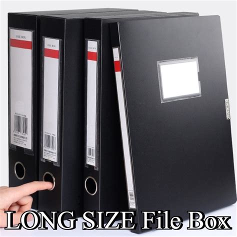 Document Box File Organizer Long Size File Box Paper Document Organizer School Office Supplies