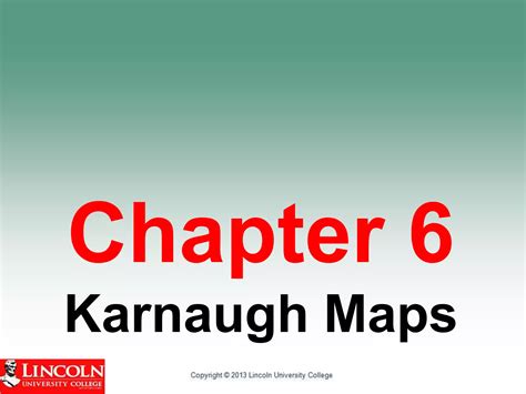 Karnaugh Maps Ppt