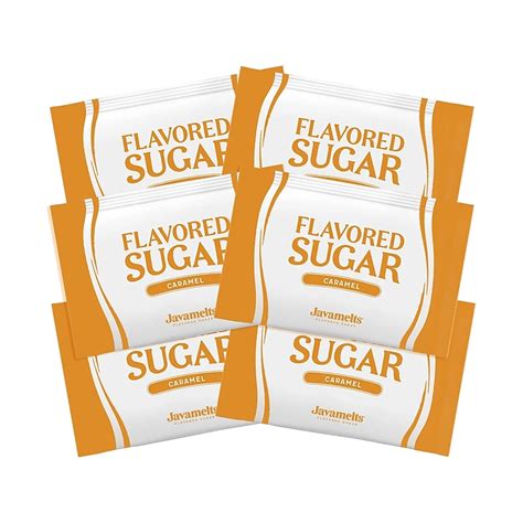 Javamelts Caramel Flavored Sugar Packet 1000carton 888844 Image 1