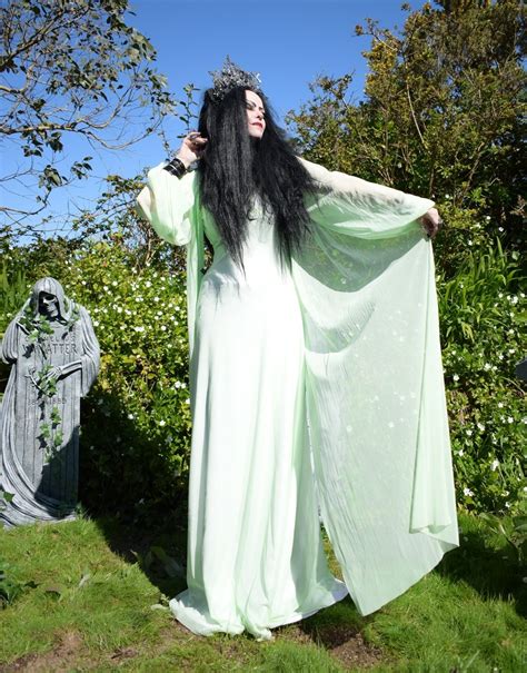 Elvira Blithe Spirit Gown Elvira Condomine Cosplay Dress By Moonmaiden Gothic Clothing