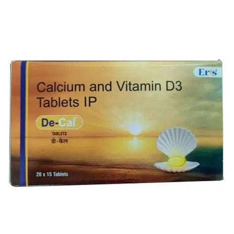 De Cal Tablets At ₹ 30 Strip Calcium Citrate And Vit D3 Tablet In