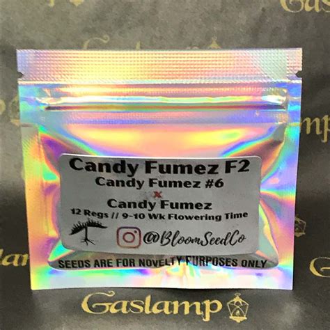 Bloom Seed Co Candy Fumez F2 12 Regular Seeds Gaslamp Seeds