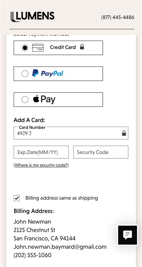 Credit Card Number Field Auto Format Spaces Baymard