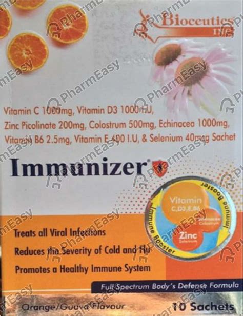 Buy Immunizer Sachet Of 5gm Powder Online And Save Up To 24 At Pharmeasy