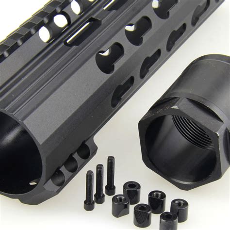 Lr 308 12 Length Keymod Handguard Free Float Low Profile Tacfun