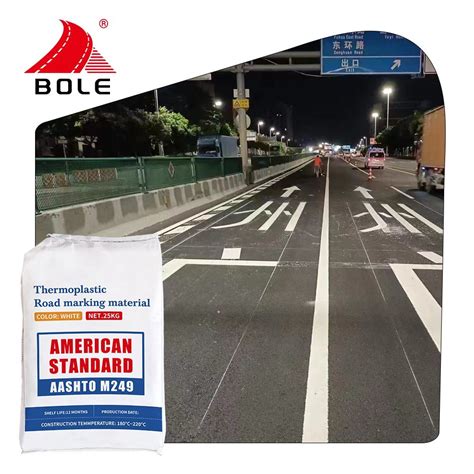 Yellow Blue Pp Woven Bag 25kg Bag Highway Marking Traffic Coating