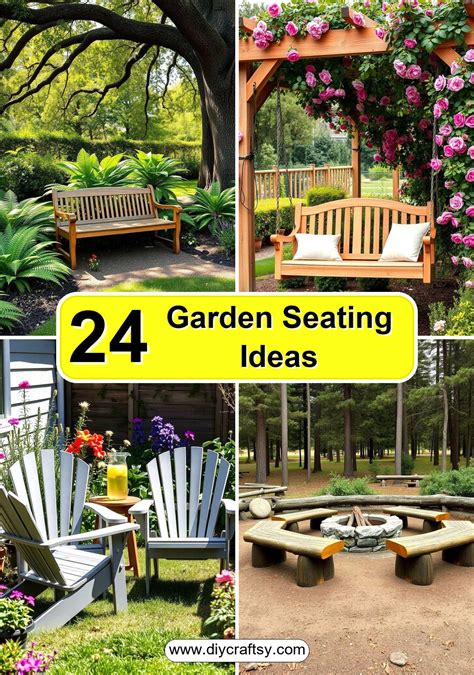 24 Garden Seating Ideas For Cozy Outdoor Entertainment