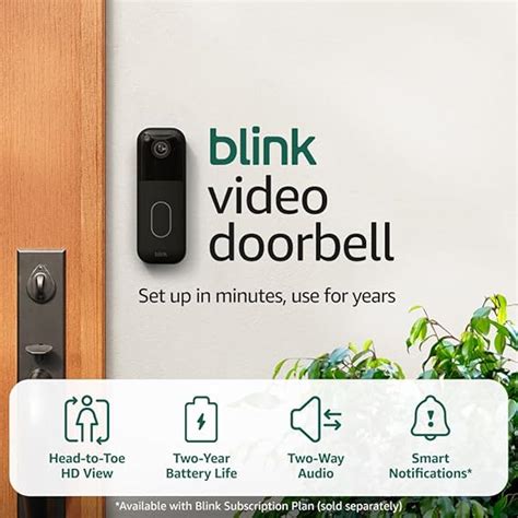 All New Blink Video Doorbell Outdoor 4 Xr Wireless Smart Security Cameras Two