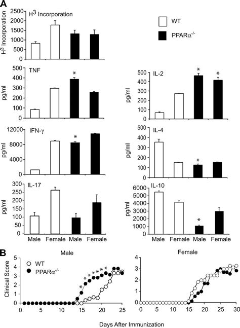 T Cells From Male Pparα−− Mice Were Hyperresponsive To Tcr Stimulation Download Scientific