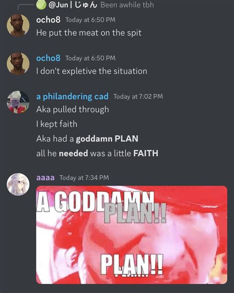 For Context This Is On A Discord Server For A Manga It Had Gotten Bad