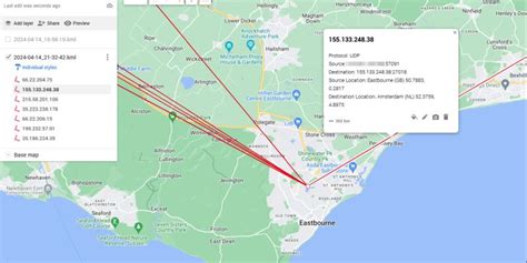 A Fun Little Project I Built Using Python Pyshark And Geoip2 It