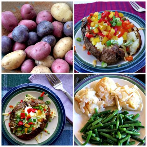 Potato Collage Clean Eats Fast Feets