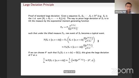 20200709 Jiaoyang Huang Large Deviation Principles Via Spherical