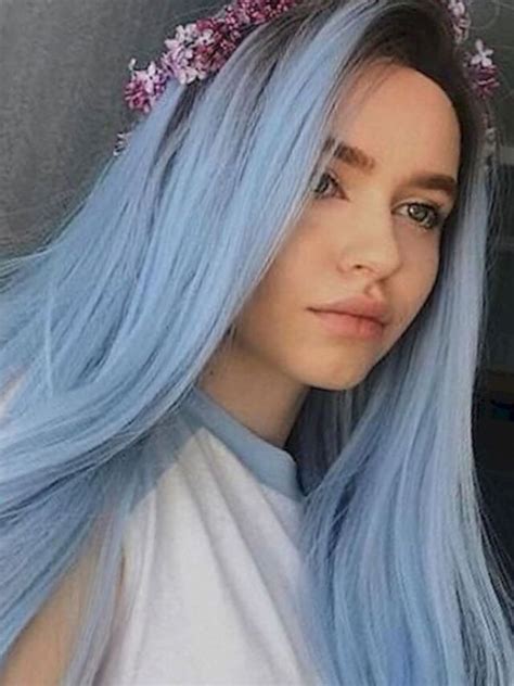 87 ФОТО эффектных девушек с синими волосами