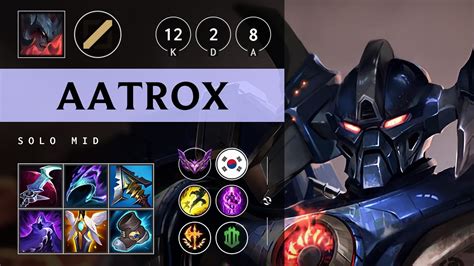 Aatrox Mid Vs Twisted Fate Triple Kill Godlike Kr Master Patch 14