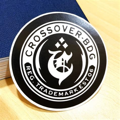 Jual Stiker Sticker Crossover Bdg Brand Logo Cutting Kota Semarang