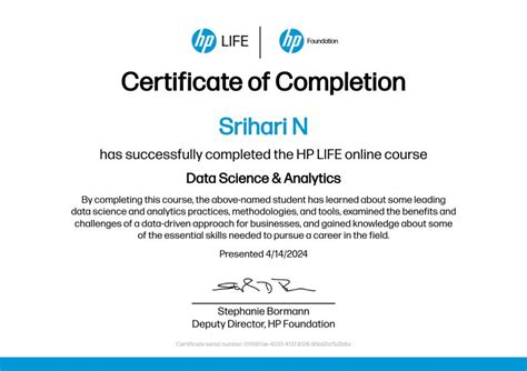Srihari Nandakumar On Linkedin Datascience Dataanalytics Hp