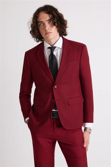 Burgundy Suit Suitor