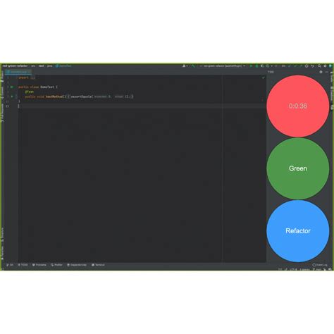 red green refactor learn tdd cycle intellij ides plugin marketplace