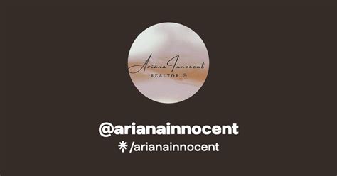 Arianainnocent Instagram Tiktok Linktree