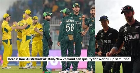 Odi World Cup 2023 Semi Finals Qualification Scenarios For Australia