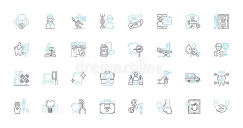 Tailored Treatment Linear Icons Set Bespoke Personalized Customized