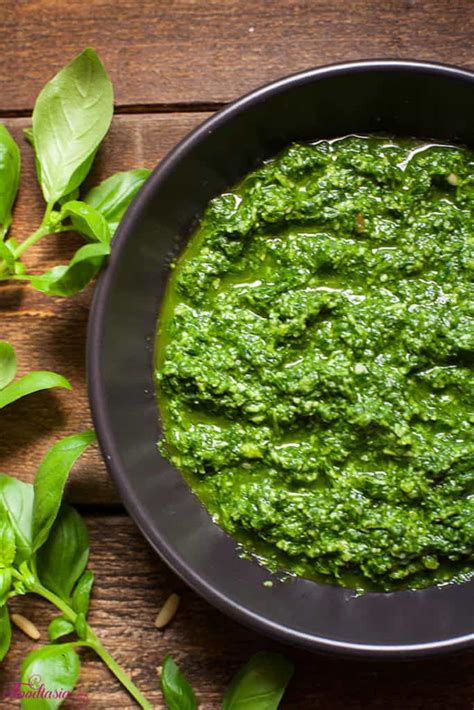 Pesto Alla Genovese Classic Basil Pesto Foodtasia