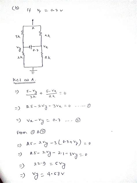 Solved 144 Consider The Circuit Shown In Figure P144 Determine The Diode Current In And