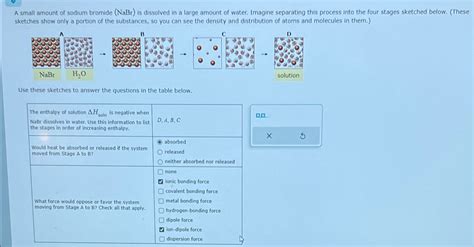 Solved A Small Amount Of Sodium Bromide ﻿nabr ﻿is