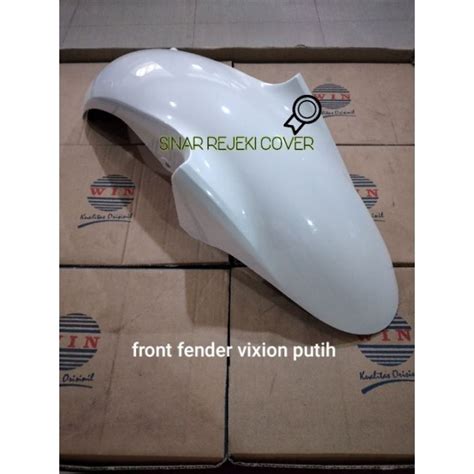 Slebor Spakbor Sepakbor Depan Front Fender Vixion Putih Merk Win