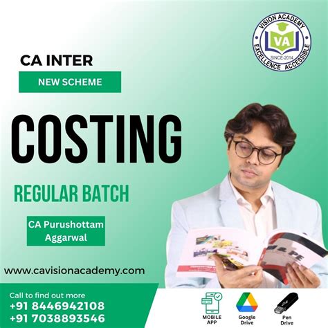Purushottam Aggarwal Classes Ca Inter New Scheme Costing Full Course