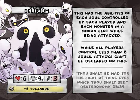 Unrelenting Delirium Four Souls