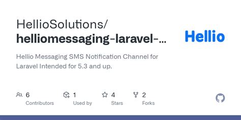 Github Helliosolutions Helliomessaging Laravel Notification Channel