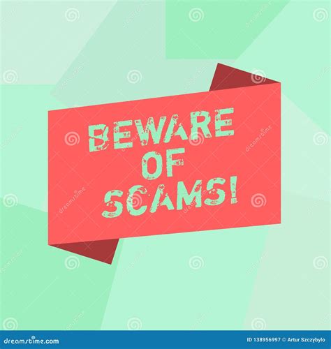 Conceptual Hand Writing Showing Beware Of Scams Business Photo Text