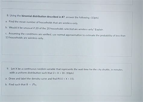 Using The Binomial Distribution Described In Chegg